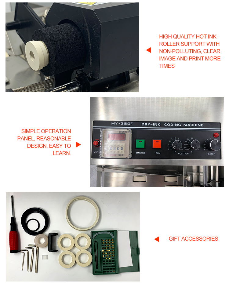 Ink Roll Code Marking Machine - Buy hot ink roller coding machine Product on Xinxiang Fineray ...